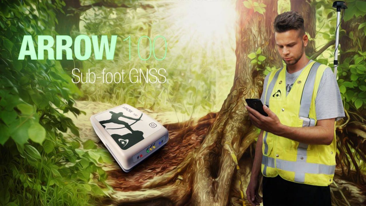 EOS Arrow 100 GNSS Receiver best for Utility Mapping